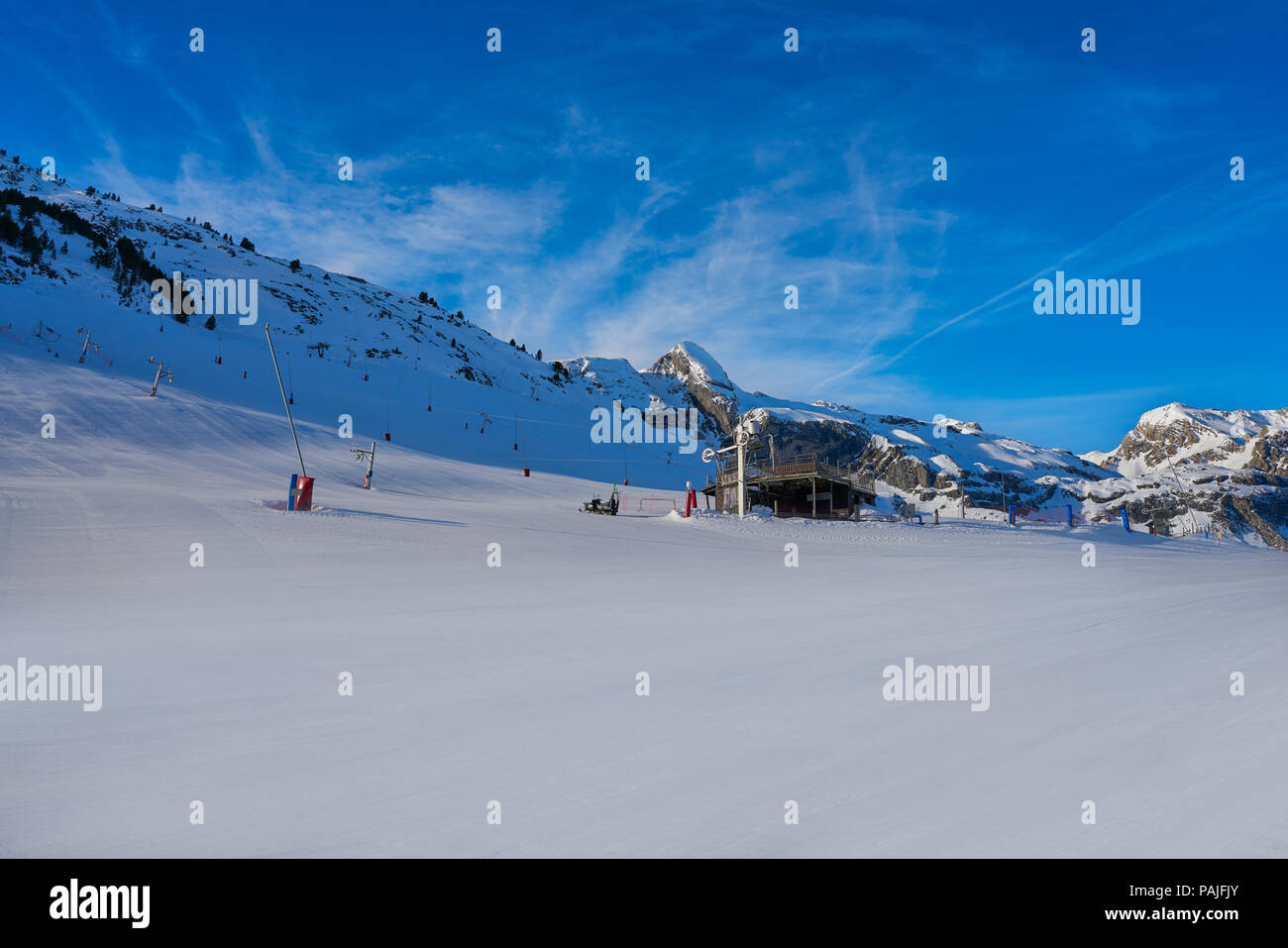 Candanchu ski in Huesca on Canfranc Pyrenees at Spain Stock Photo - Alamy