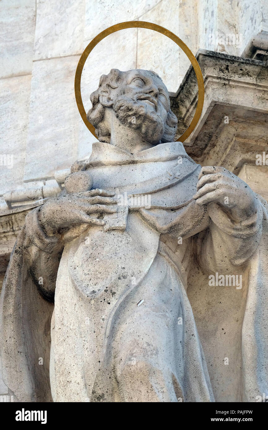 Saint augustine statue detail hi-res stock photography and images - Alamy