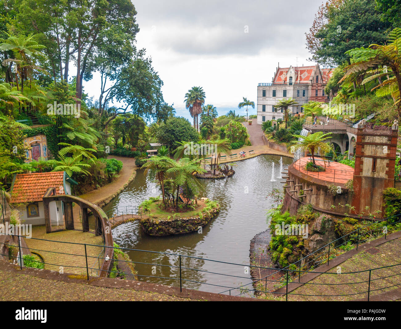 Monte Palace Tropical Garden, Funchal, Madeira Stock Photo - Alamy
