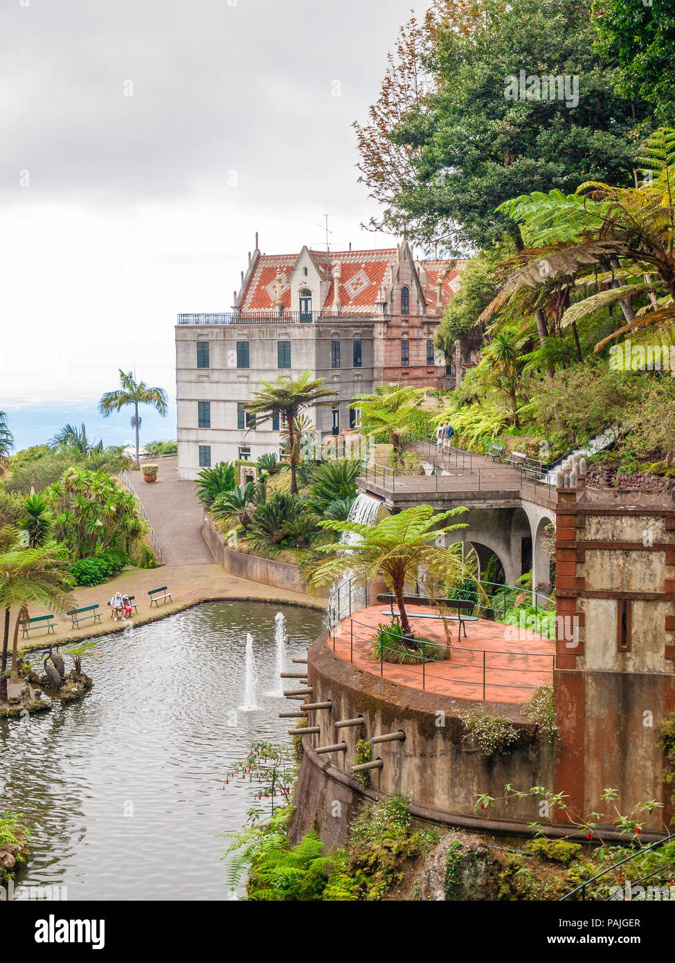 Monte Palace Tropical Garden, Funchal, Madeira Stock Photo - Alamy