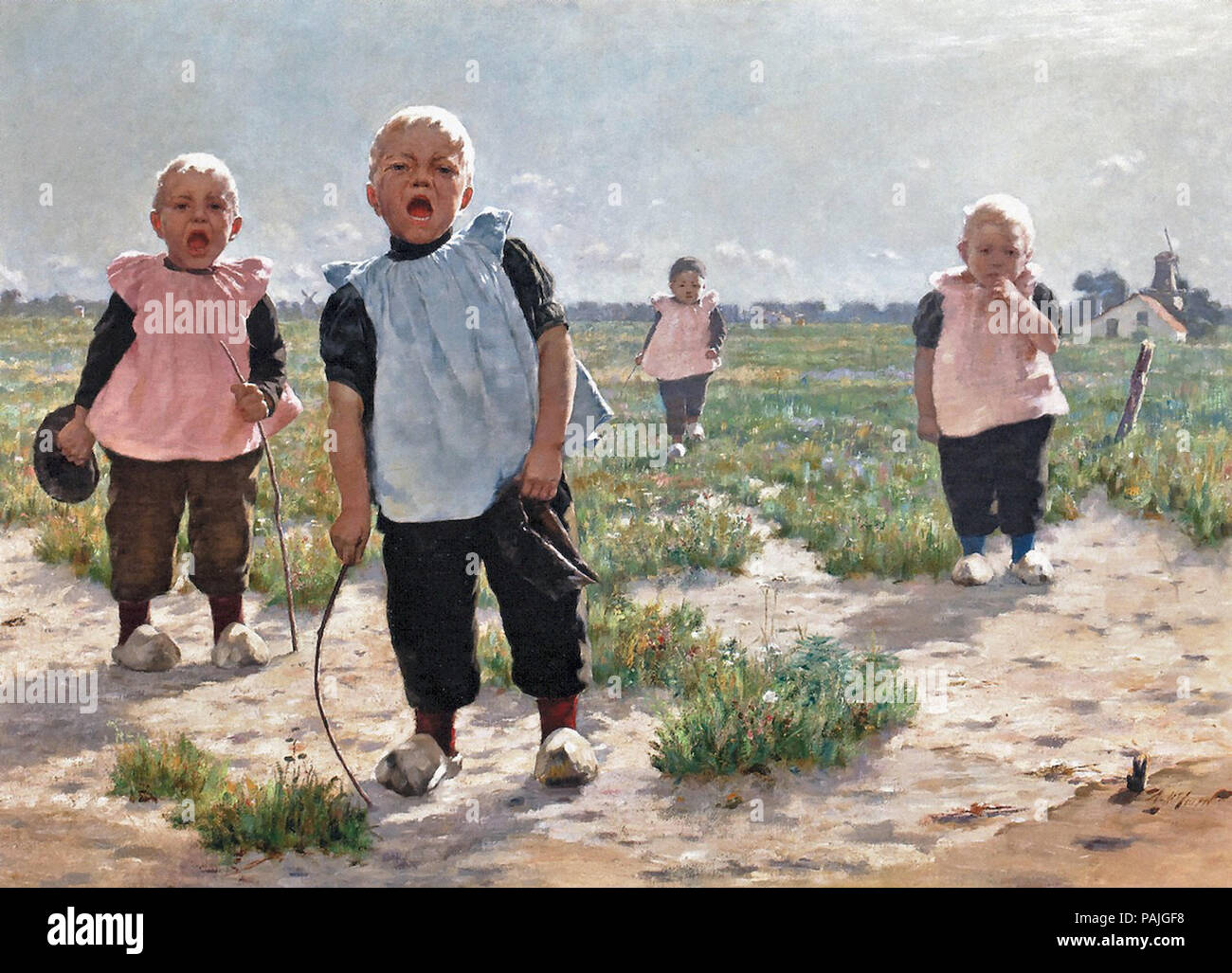 Macewen Walter - Dutch Children Stock Photo - Alamy
