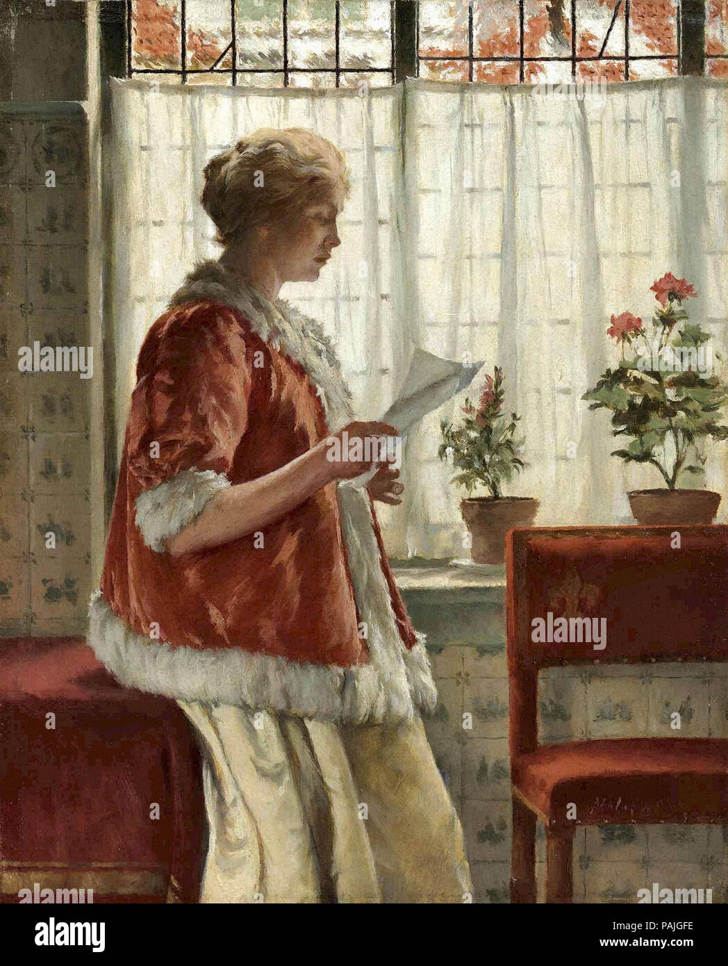 Macewen Walter - the Letter Stock Photo - Alamy