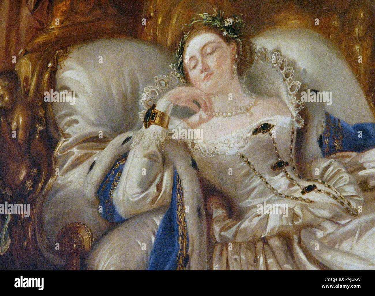 Maclise Daniel - the Sleeping Beauty 2 (Detail Stock Photo - Alamy