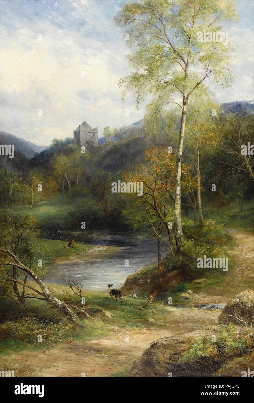 Neidpath castle peebles hi-res stock photography and images - Alamy