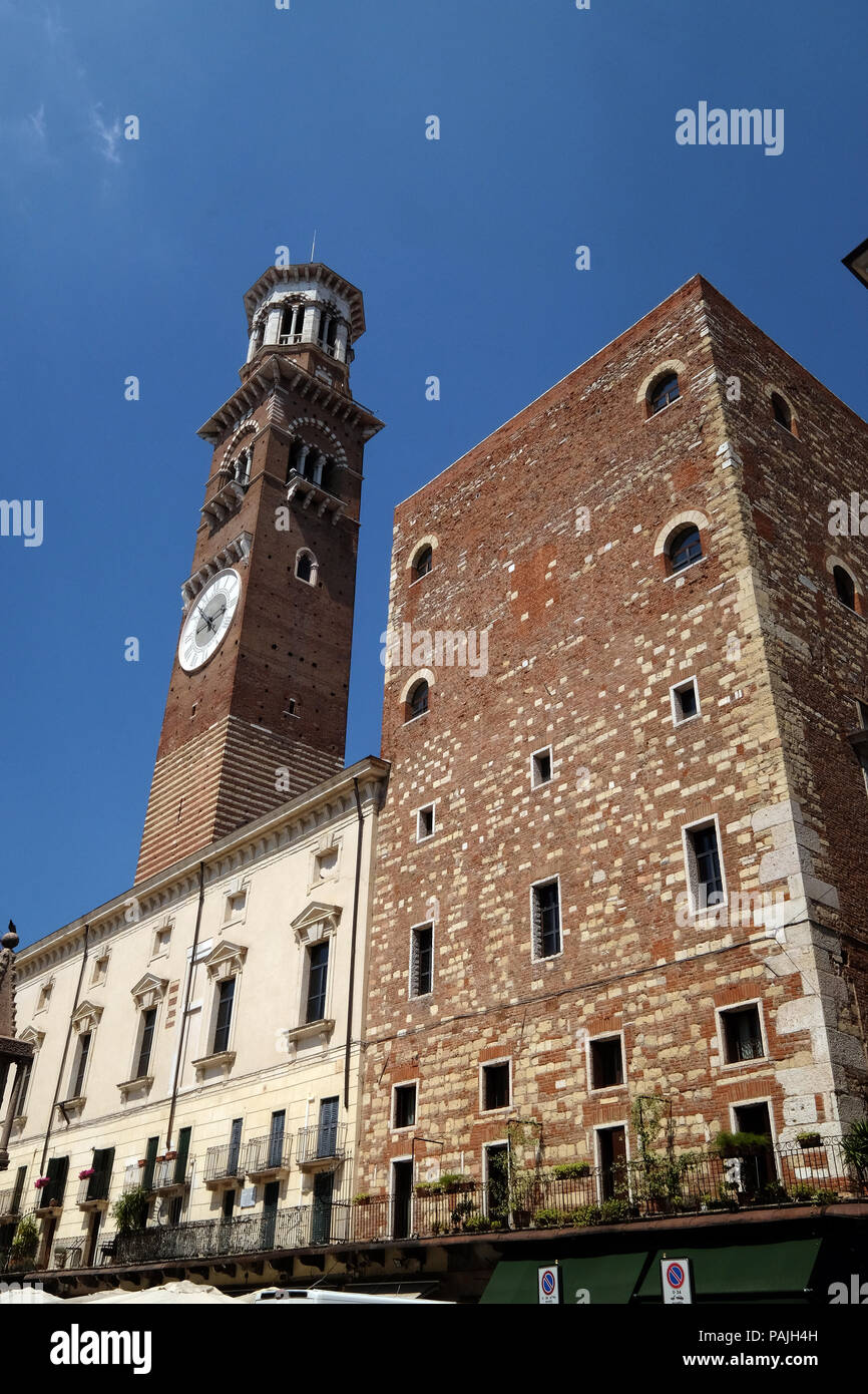 Torre dei Lamberti - medieval tower of the Lamberti XI century - 84 m ...