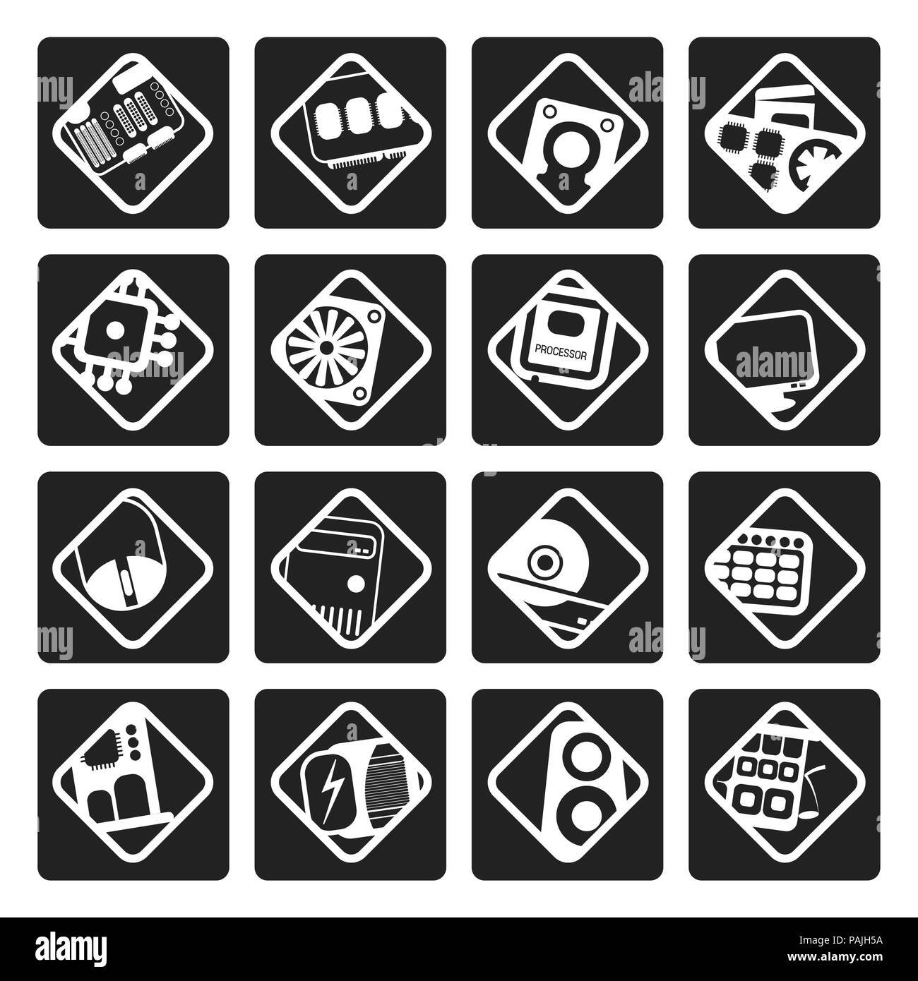 Mainboard processor Stock Vector Images - Alamy