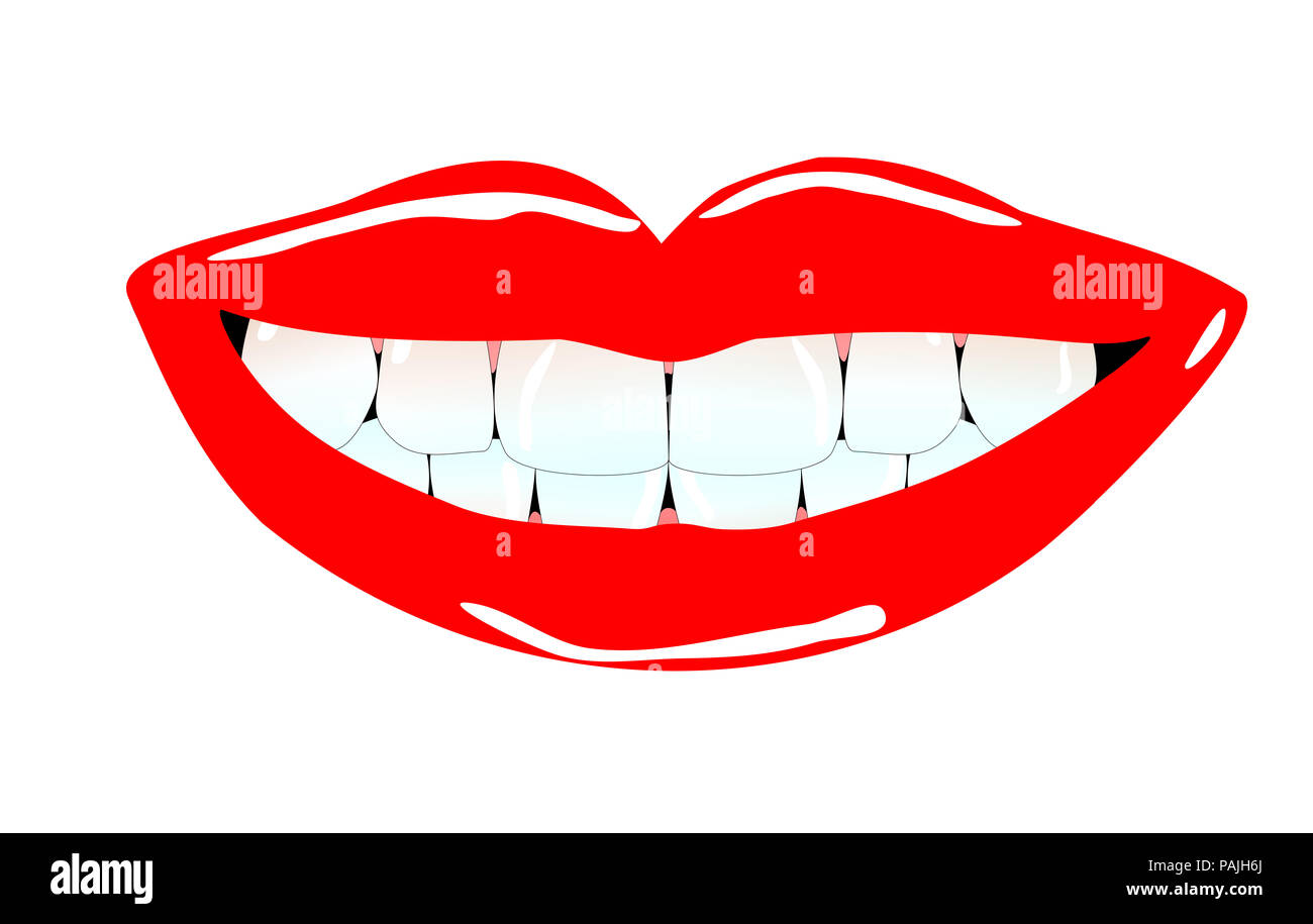 Healthy lower teeth Cut Out Stock Images & Pictures - Alamy