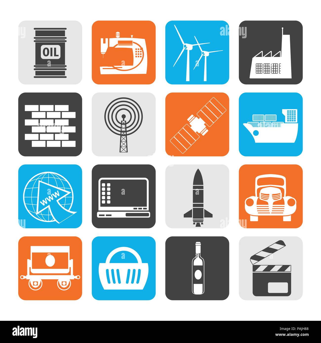 Automobile industry factory Stock Vector Images - Alamy