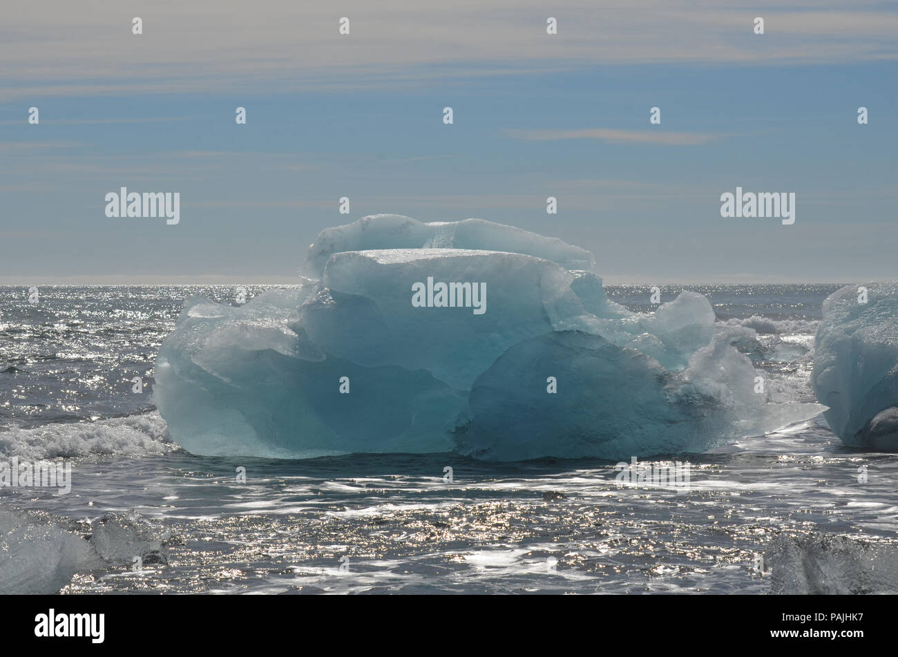 Beautiful iceberg in the icey waters of Iceland Stock Photo - Alamy