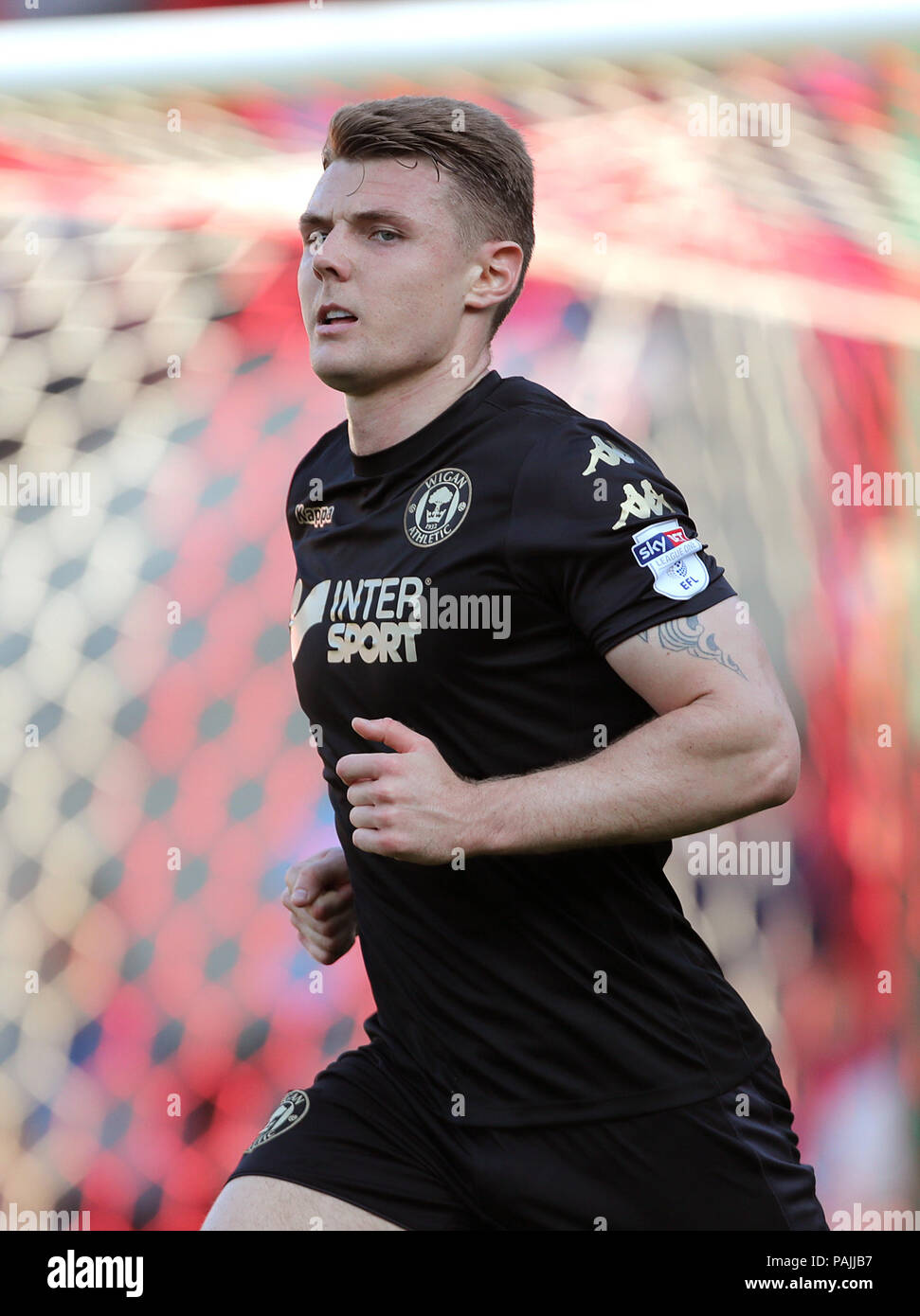Wigan Athletic's Max Power Stock Photo - Alamy