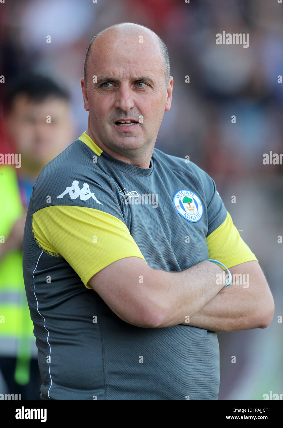 Wigan manager paul cook hi-res stock photography and images - Alamy