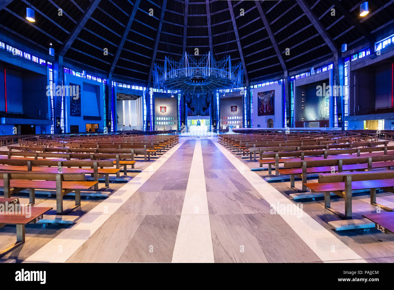 Metropolitan Cathedral of Christ the King, Liverpool, UK designed by ...