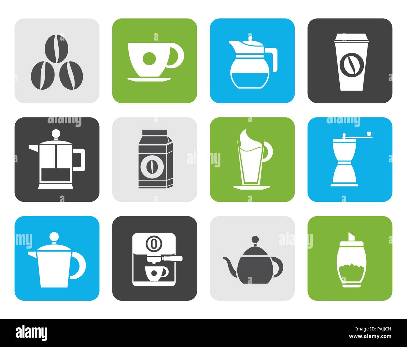 French press coffee teapot Stock Vector Images - Alamy