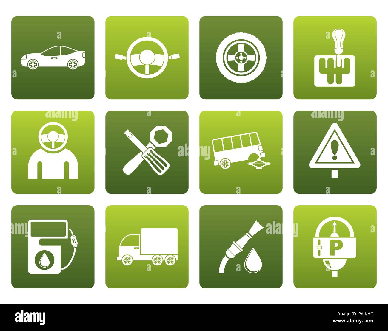 Driver color icon transportation Cut Out Stock Images & Pictures - Alamy