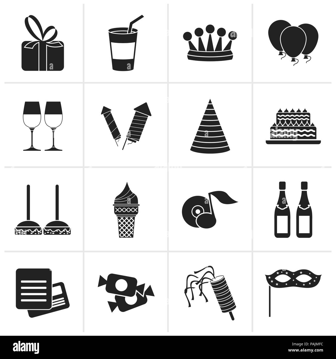 Cake sweet bites Stock Vector Images - Alamy