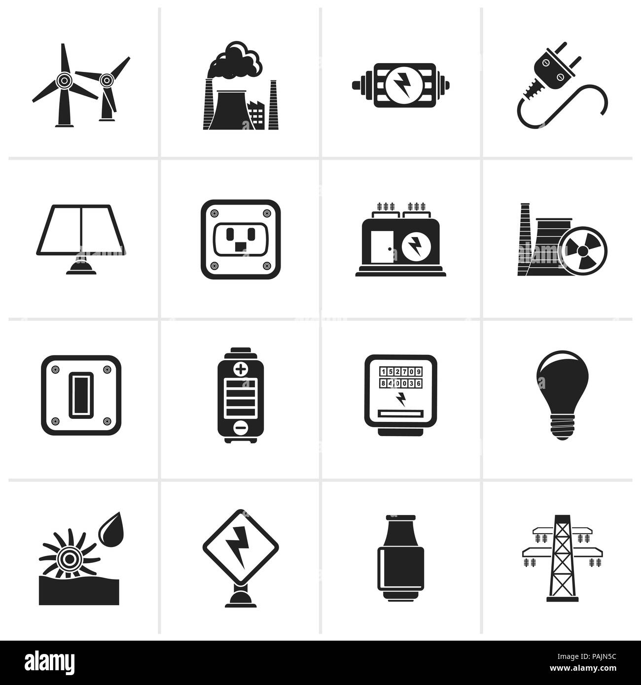 Electric fuse pole Black and White Stock Photos & Images - Alamy