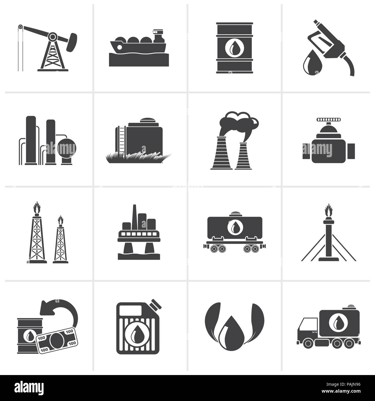 Oil warehouse Stock Vector Images - Alamy