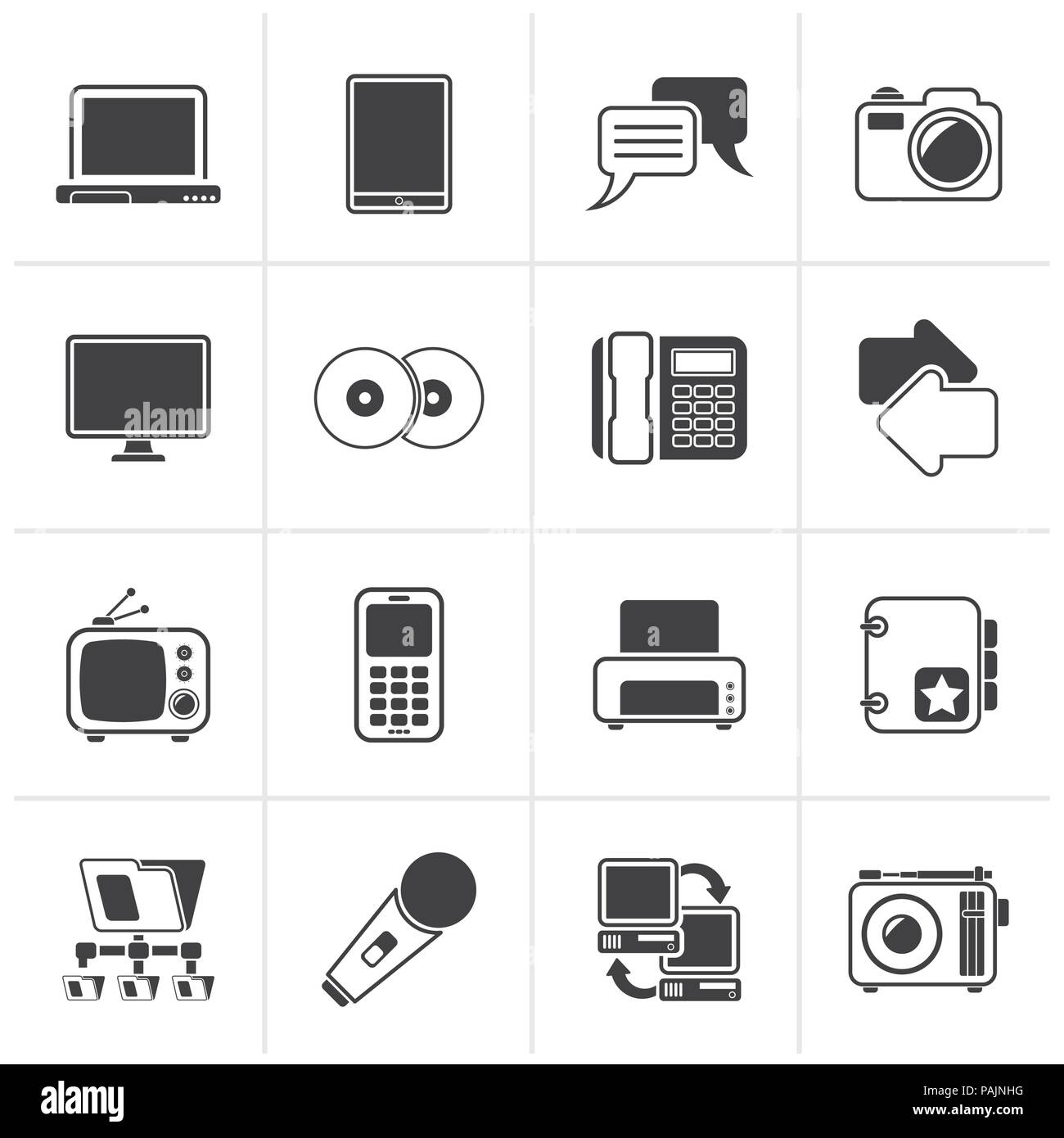 Television network Stock Vector Images - Alamy