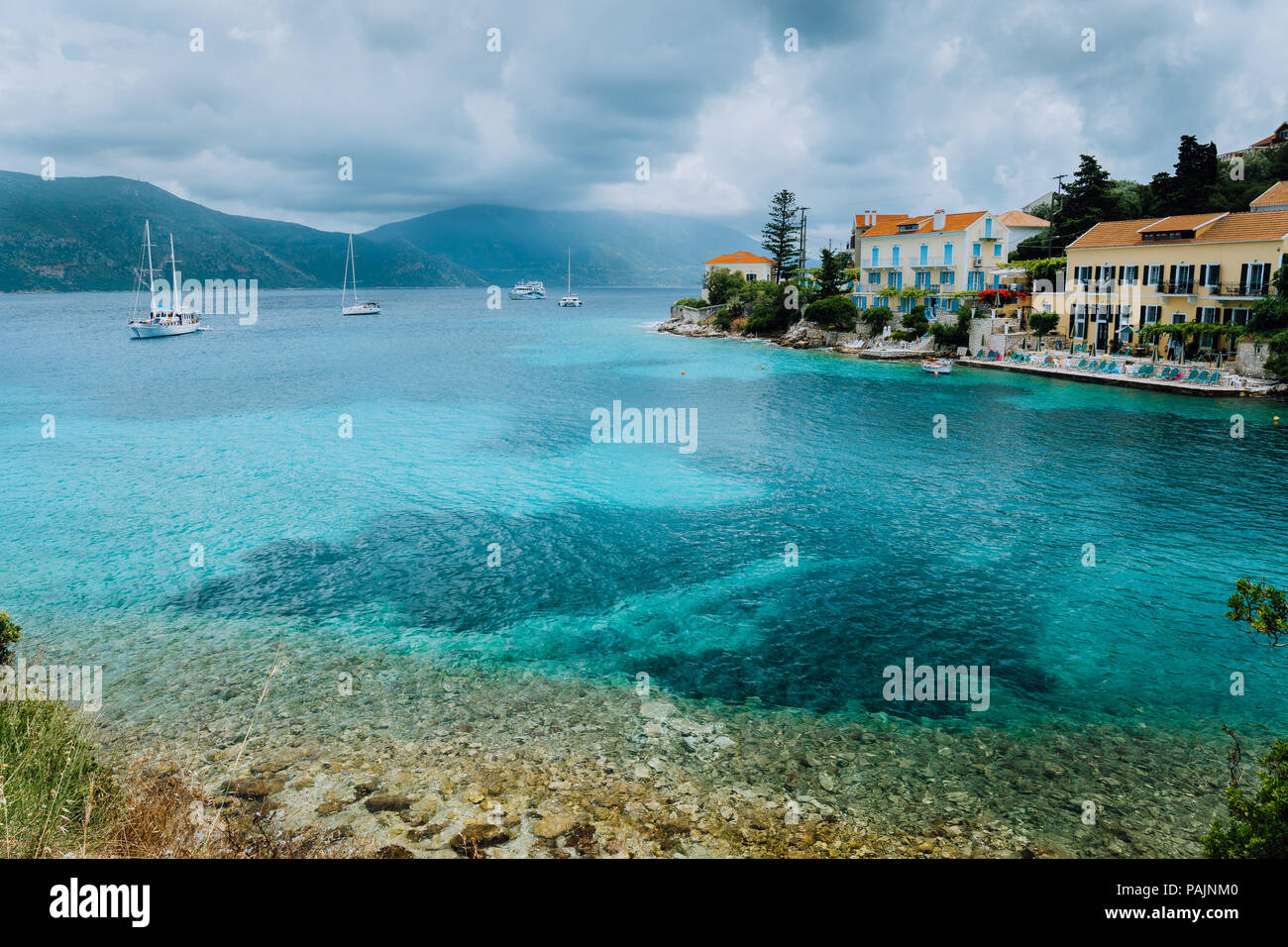 Fiskardo beach greece hi-res stock photography and images - Alamy