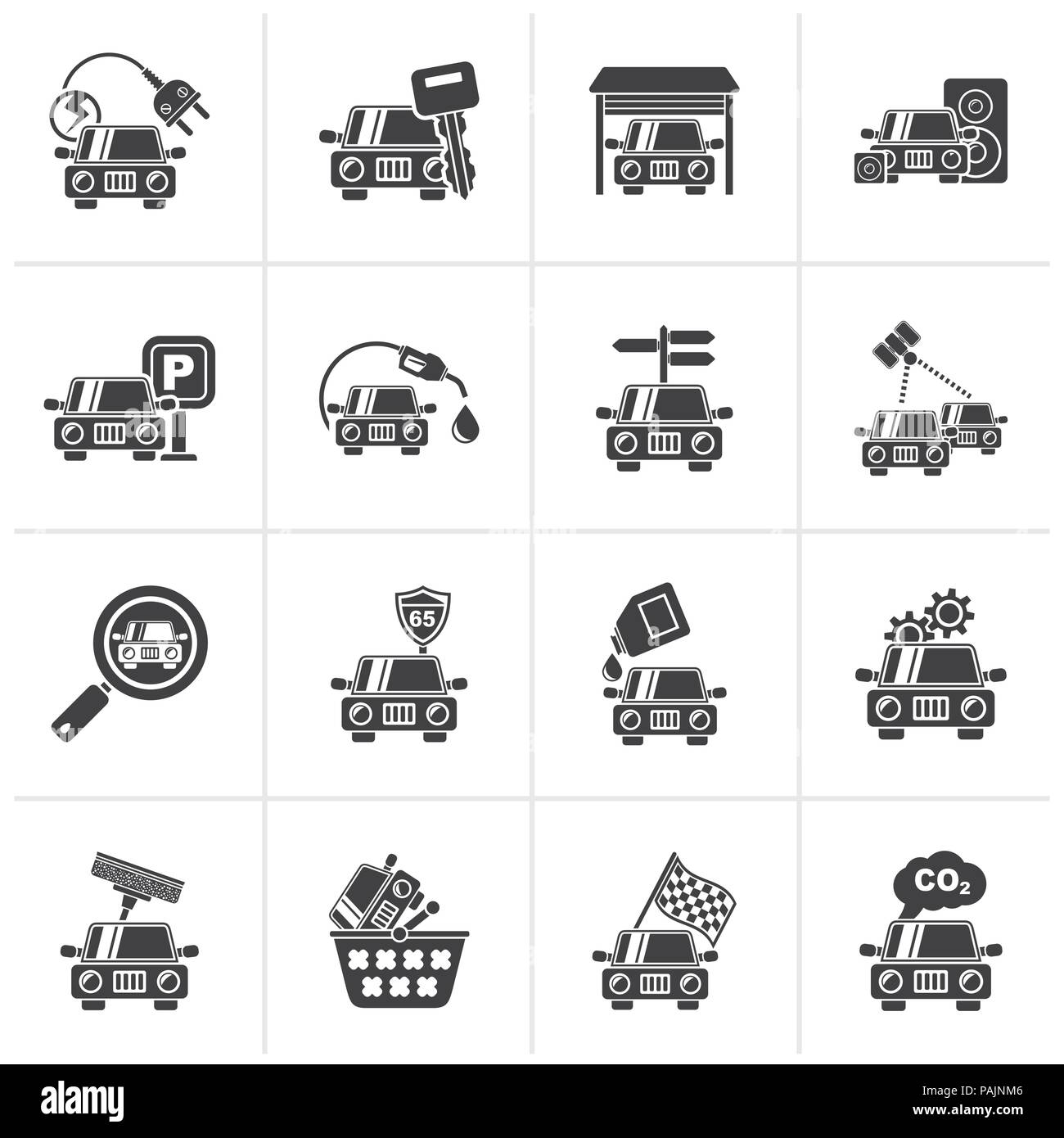 Petrol station services road Stock Vector Images - Alamy