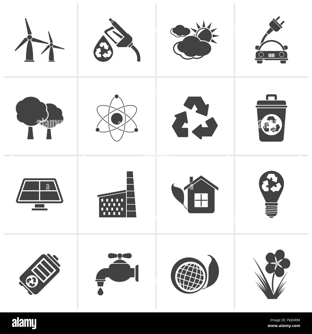 House recycling rubbish Stock Vector Images - Alamy