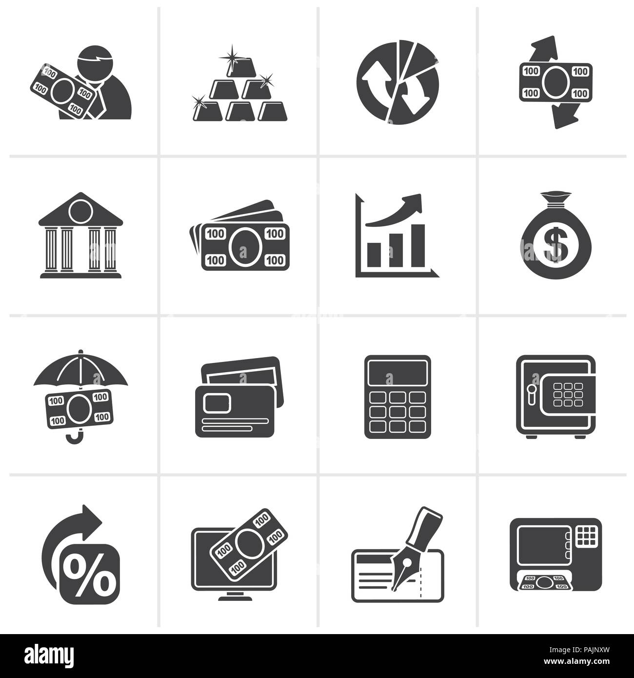 Banker calculator Stock Vector Images - Alamy