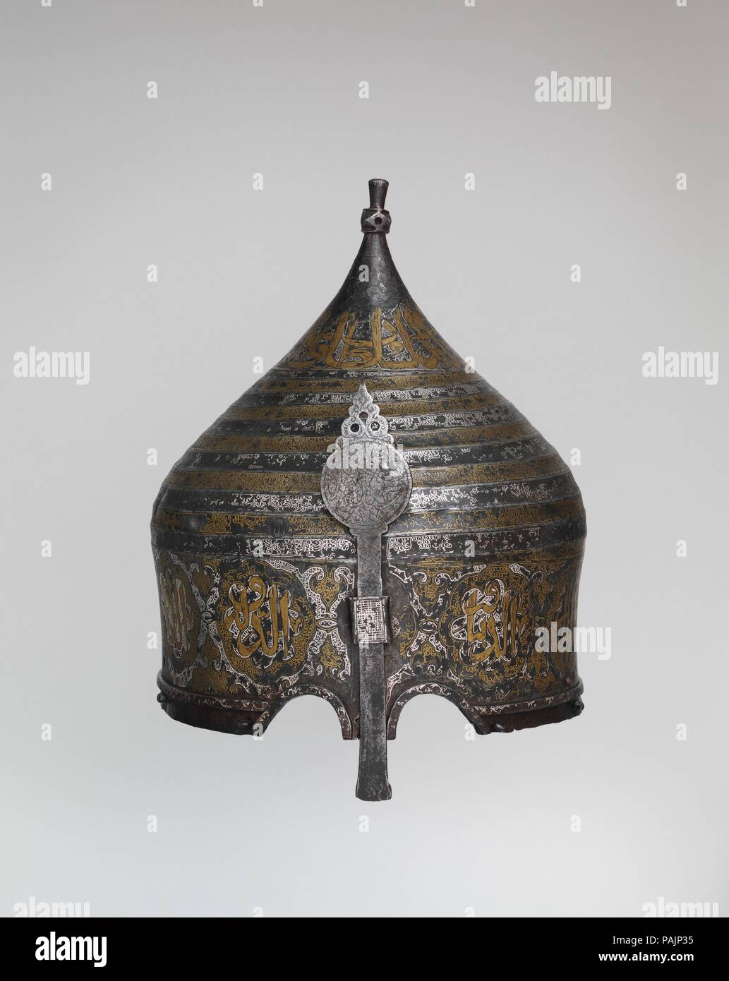 Turban Helmet. Culture: Western Iranian, in the style of Turkman armor ...