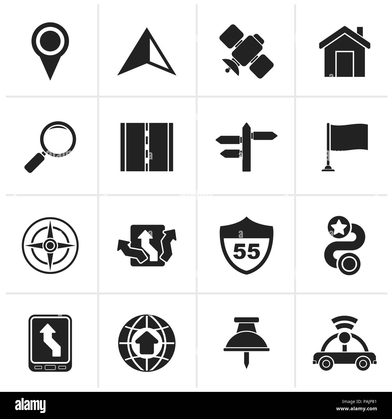 Roadmap arrow sign Black and White Stock Photos & Images - Alamy