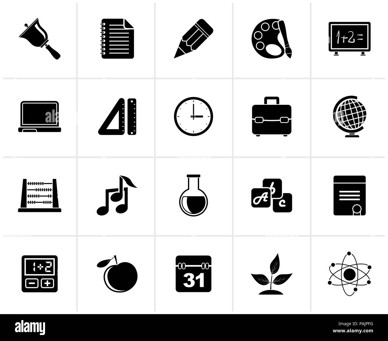 Studies menu Stock Vector Images - Alamy