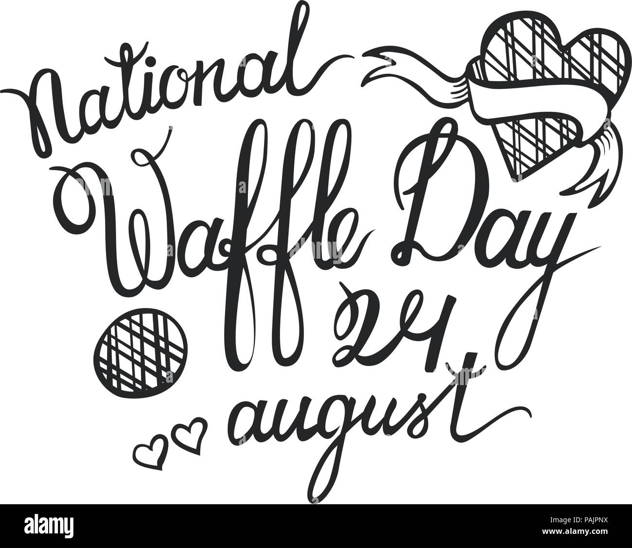 National day lettering Black and White Stock Photos & Images - Alamy