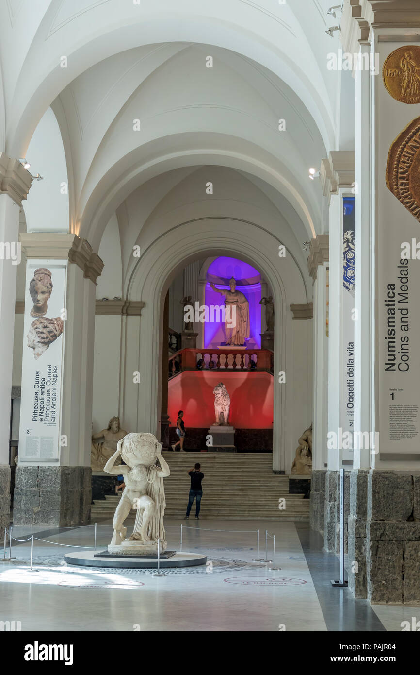 Naples museum art sculpture hi-res stock photography and images - Alamy