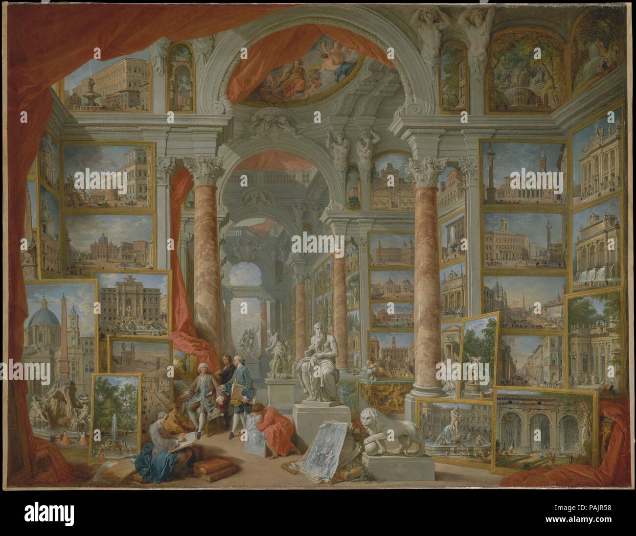 Ancient rome giovanni paolo panini hi-res stock photography and images ...