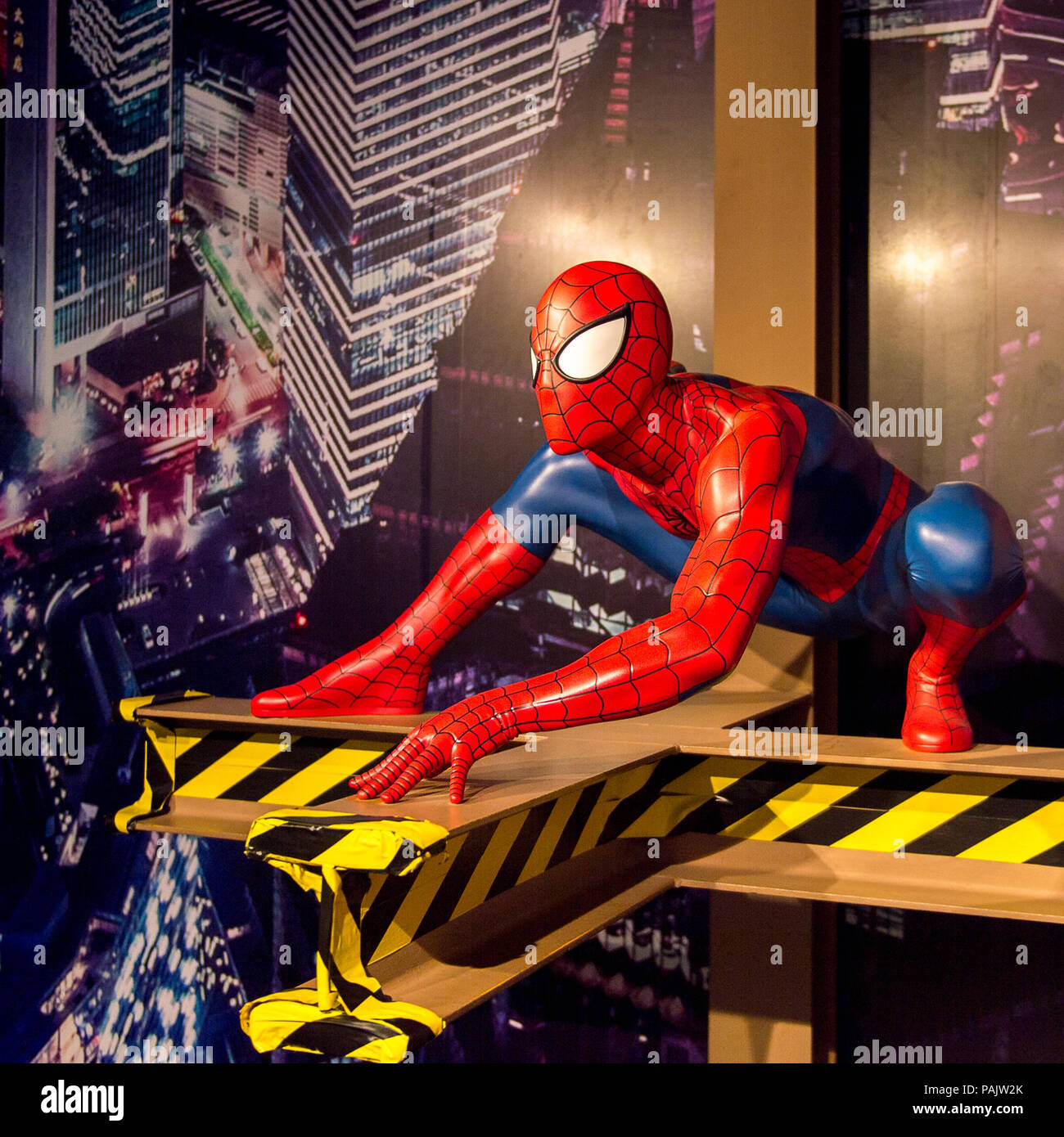 Spiderman movie scene hi-res stock photography and images - Alamy