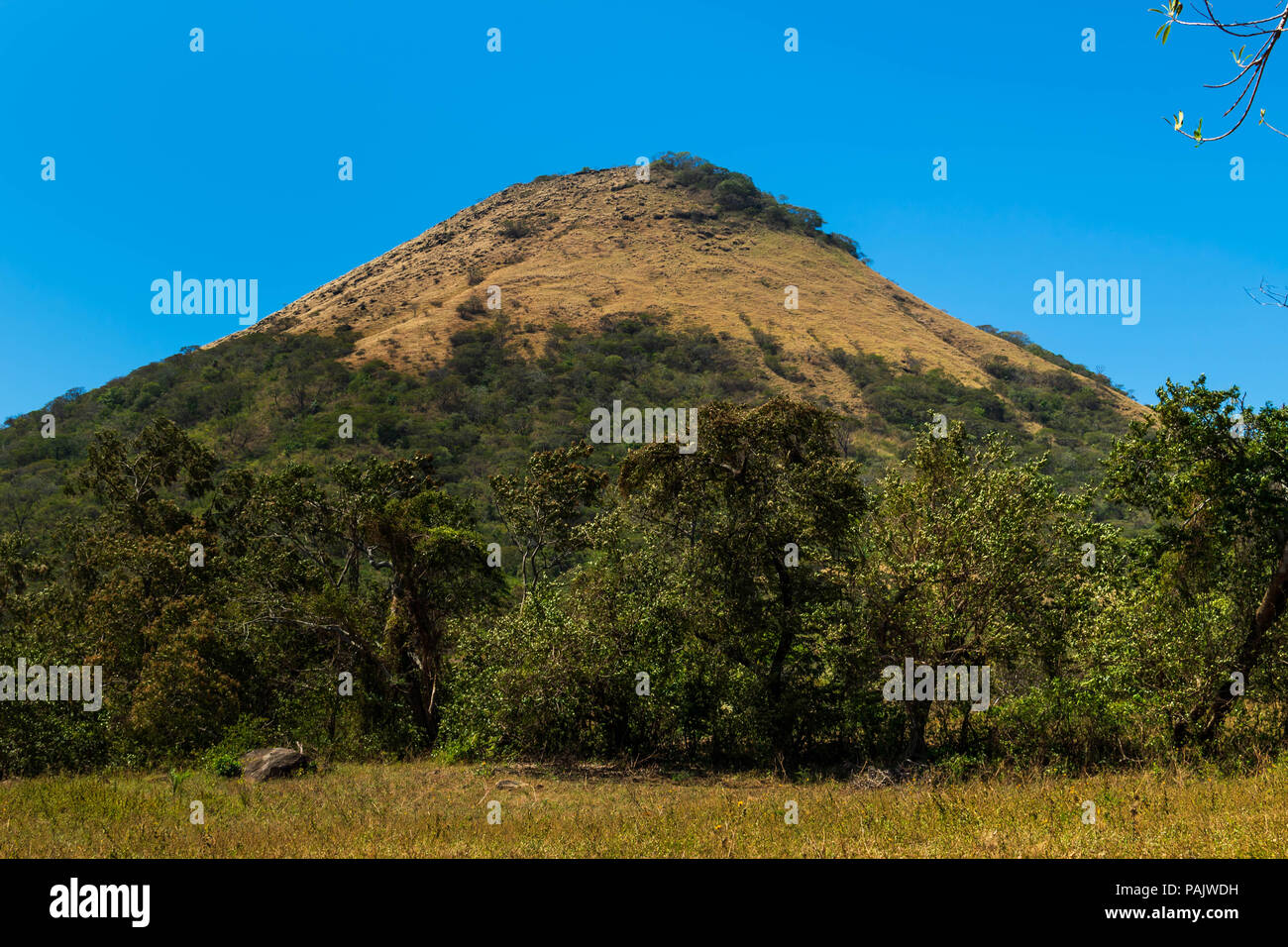 A small volcano in Volcan Telica National Park, Nicaragua Stock Photo ...