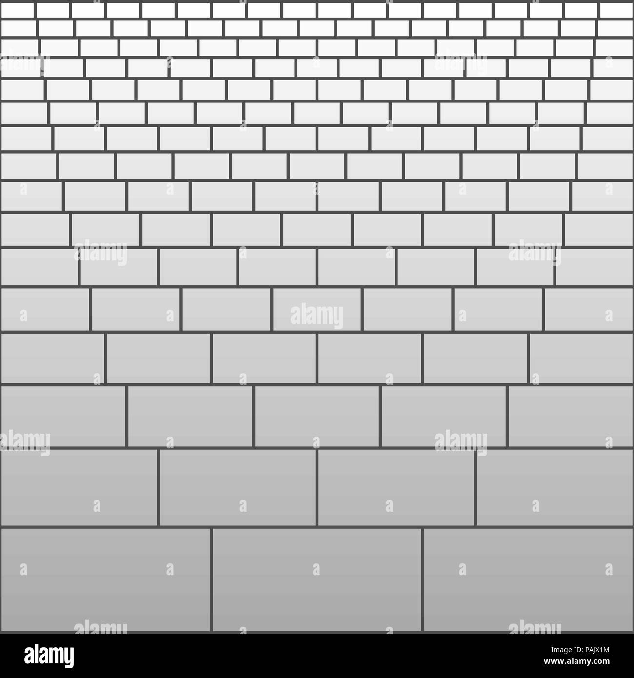Brick wall pattern background flat vector illustration Stock Vector ...