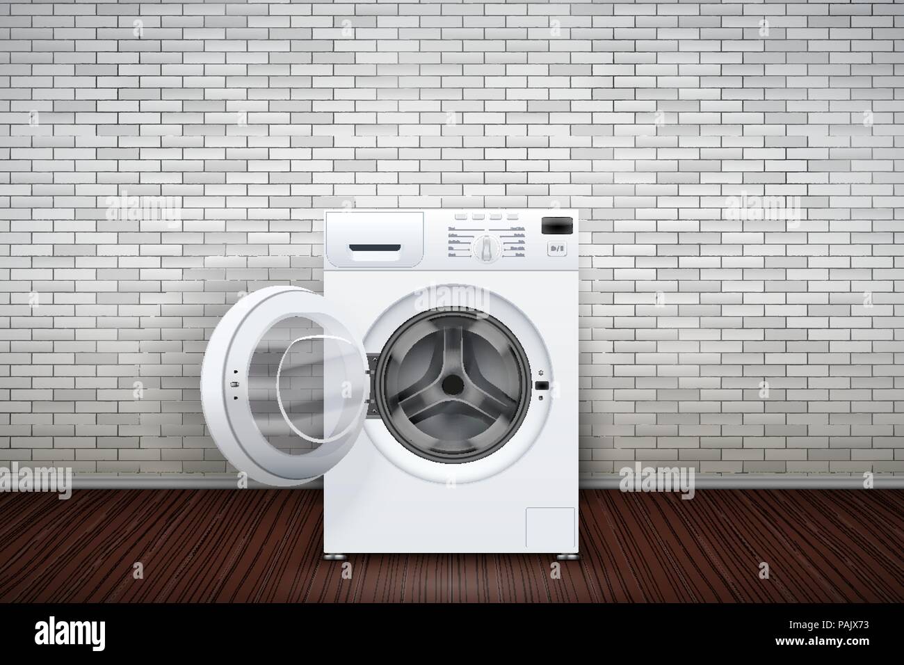 Apartment house laundry room Stock Vector Images - Alamy