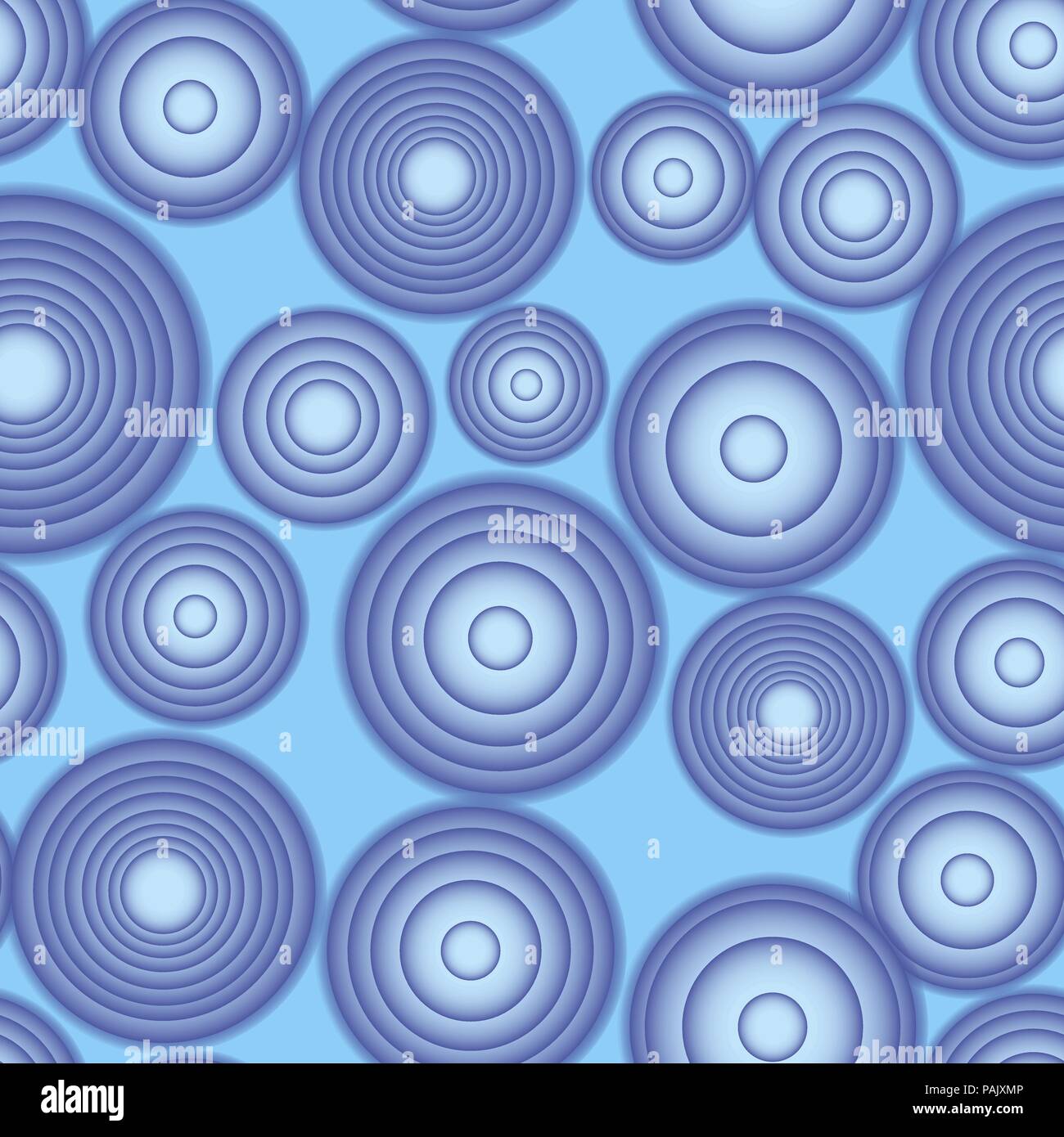 Seamless vector gradient rounds blue pattern Stock Vector Image & Art ...