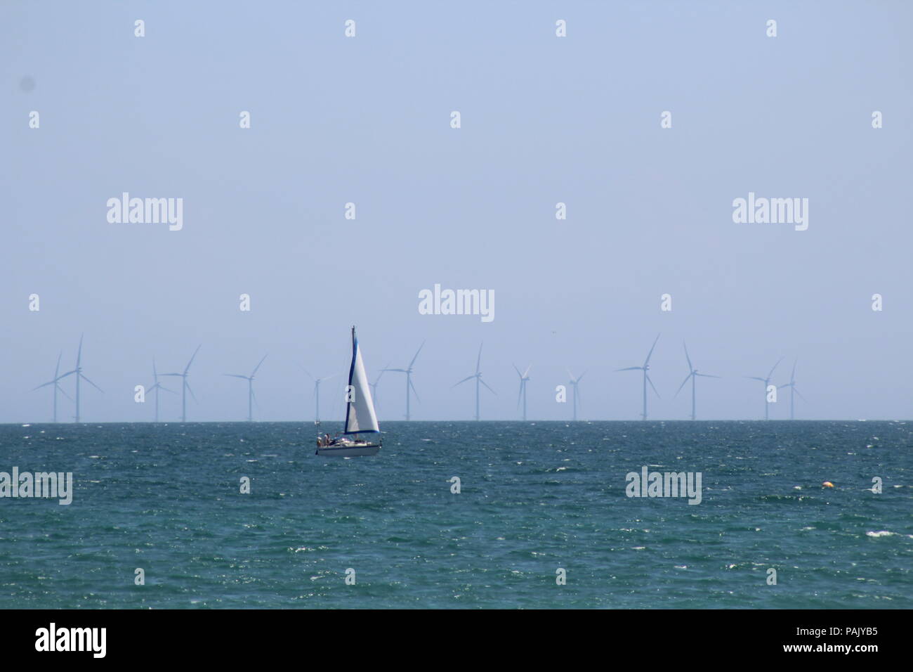 White sail boat on sea hi-res stock photography and images - Alamy