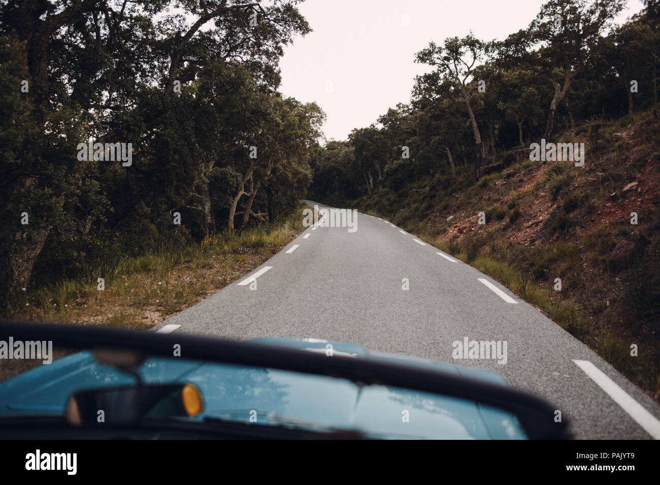 Retro car rally. French riviera. Nice - Cannes - Saint-Tropez Stock ...