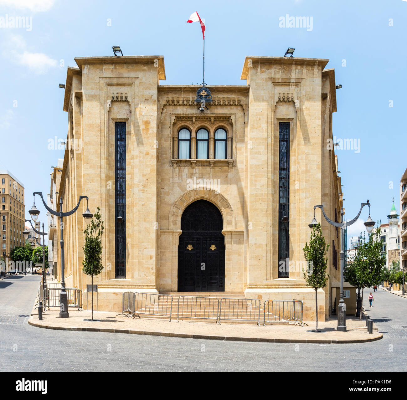 The Lebanese parliament in Nejme Square or Place de L'Etoile in ...
