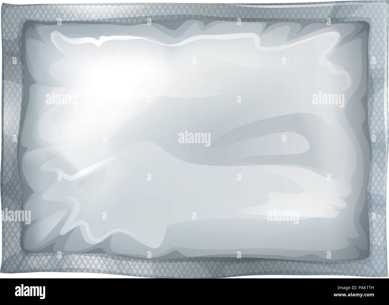 An Empty plastic package illustration Stock Vector Image & Art - Alamy