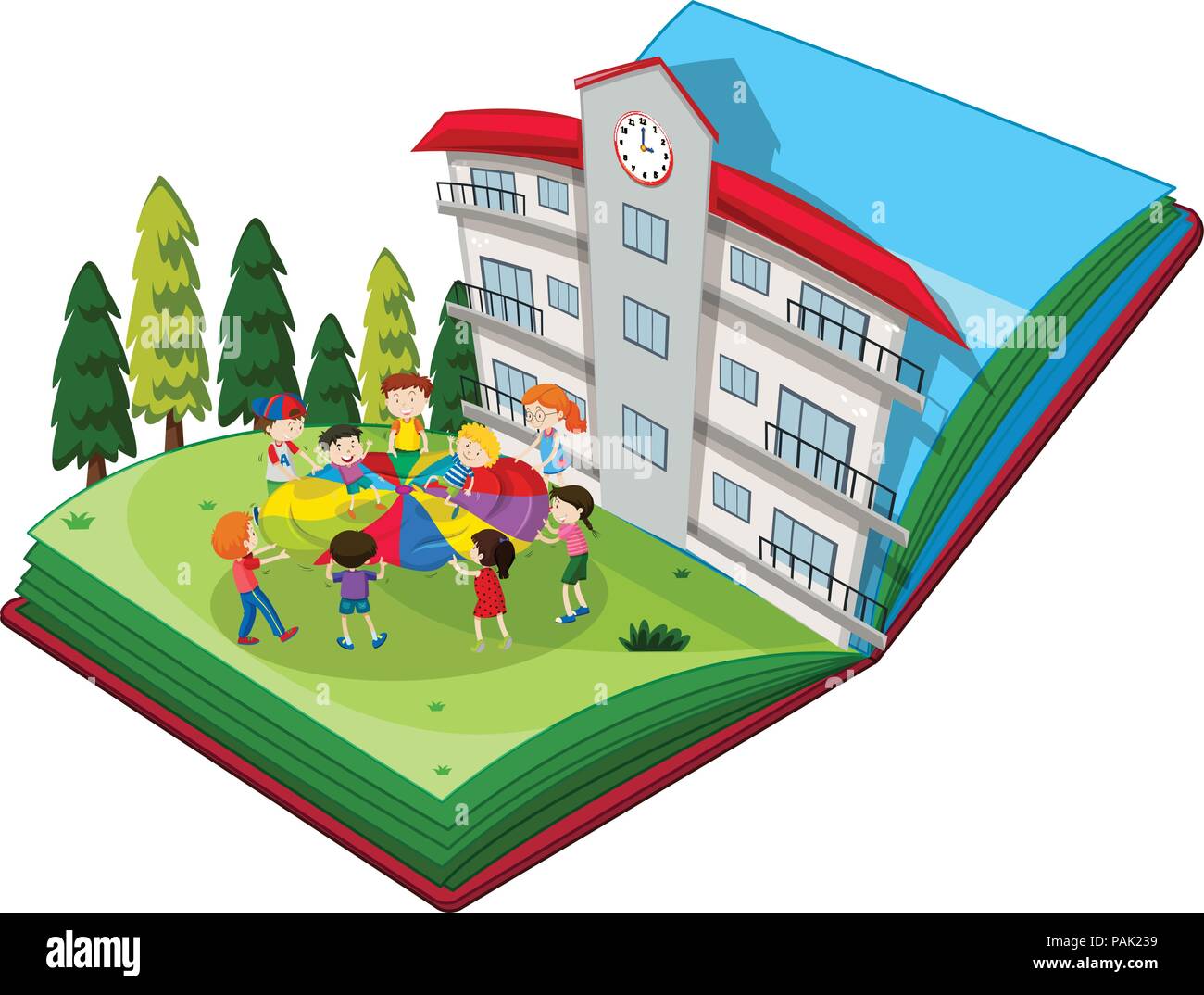 Playground child girl play Cut Out Stock Images & Pictures - Alamy