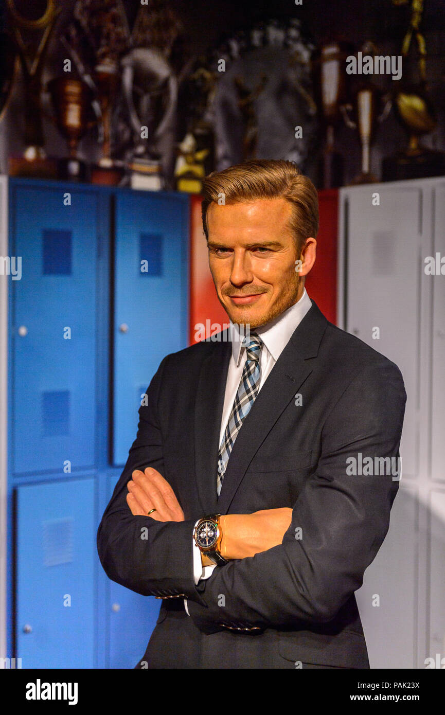 Wax figure david beckham hi-res stock photography and images - Alamy