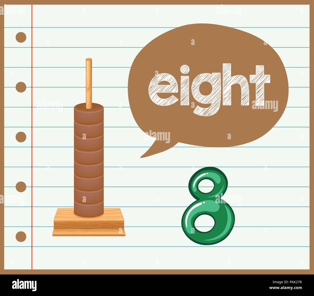 Counting concept image Stock Vector Images - Alamy