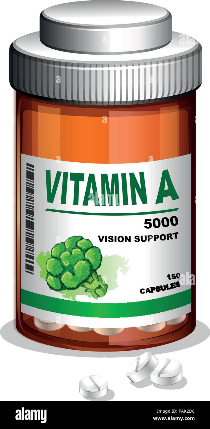 Vitamin bottle clipart hi-res stock photography and images - Alamy