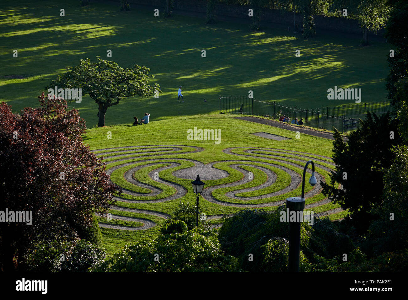 Turf labyrinth hi-res stock photography and images - Alamy