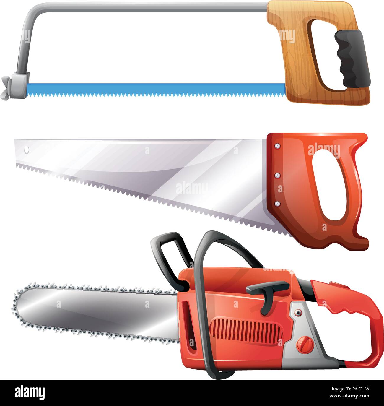 A set of saw illustration Stock Vector Image & Art - Alamy