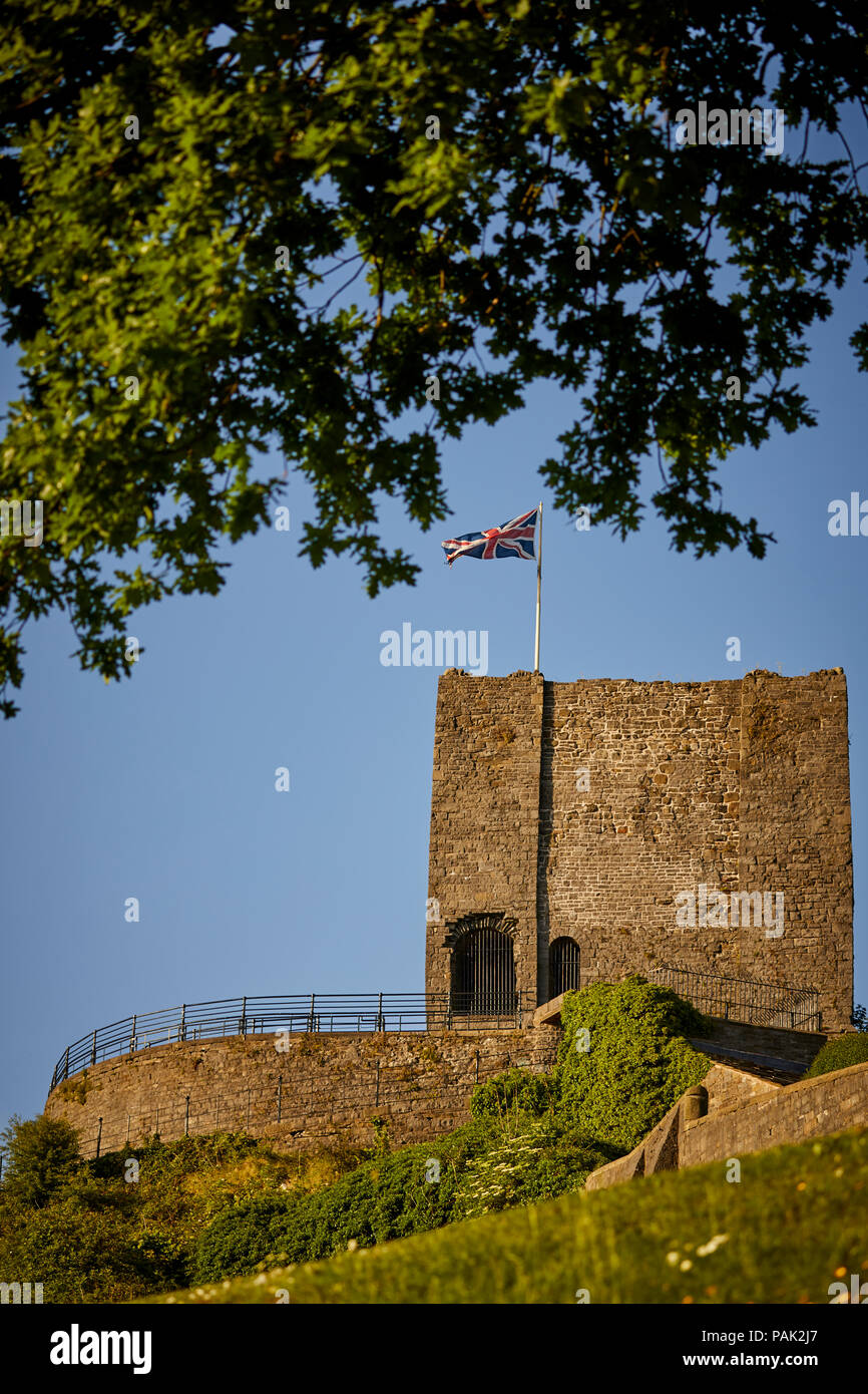 Clitheroe Borough of Ribble Valley Lancashire The keep at Clitheroe ...
