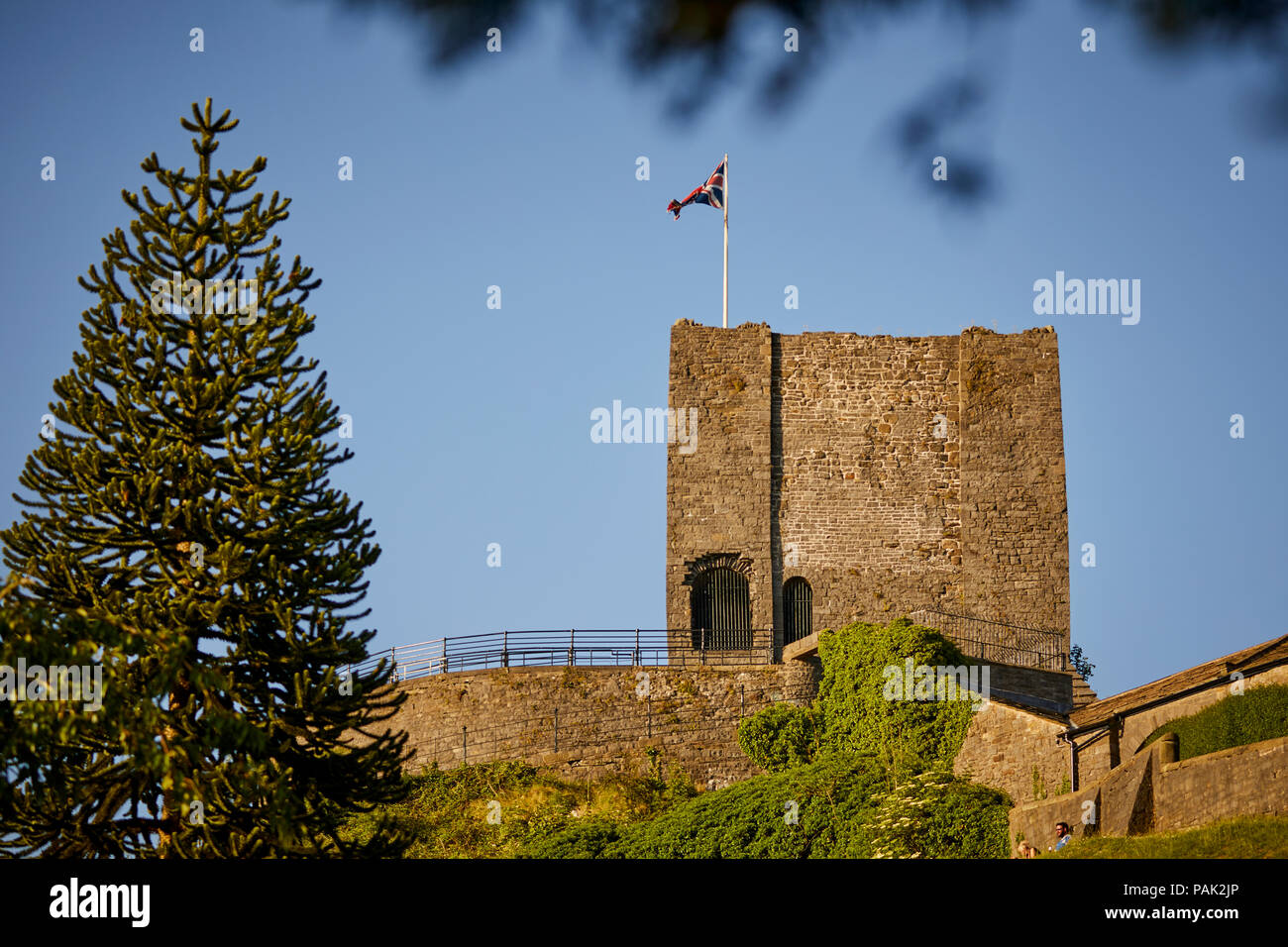 Clitheroe Borough of Ribble Valley Lancashire The keep at Clitheroe ...