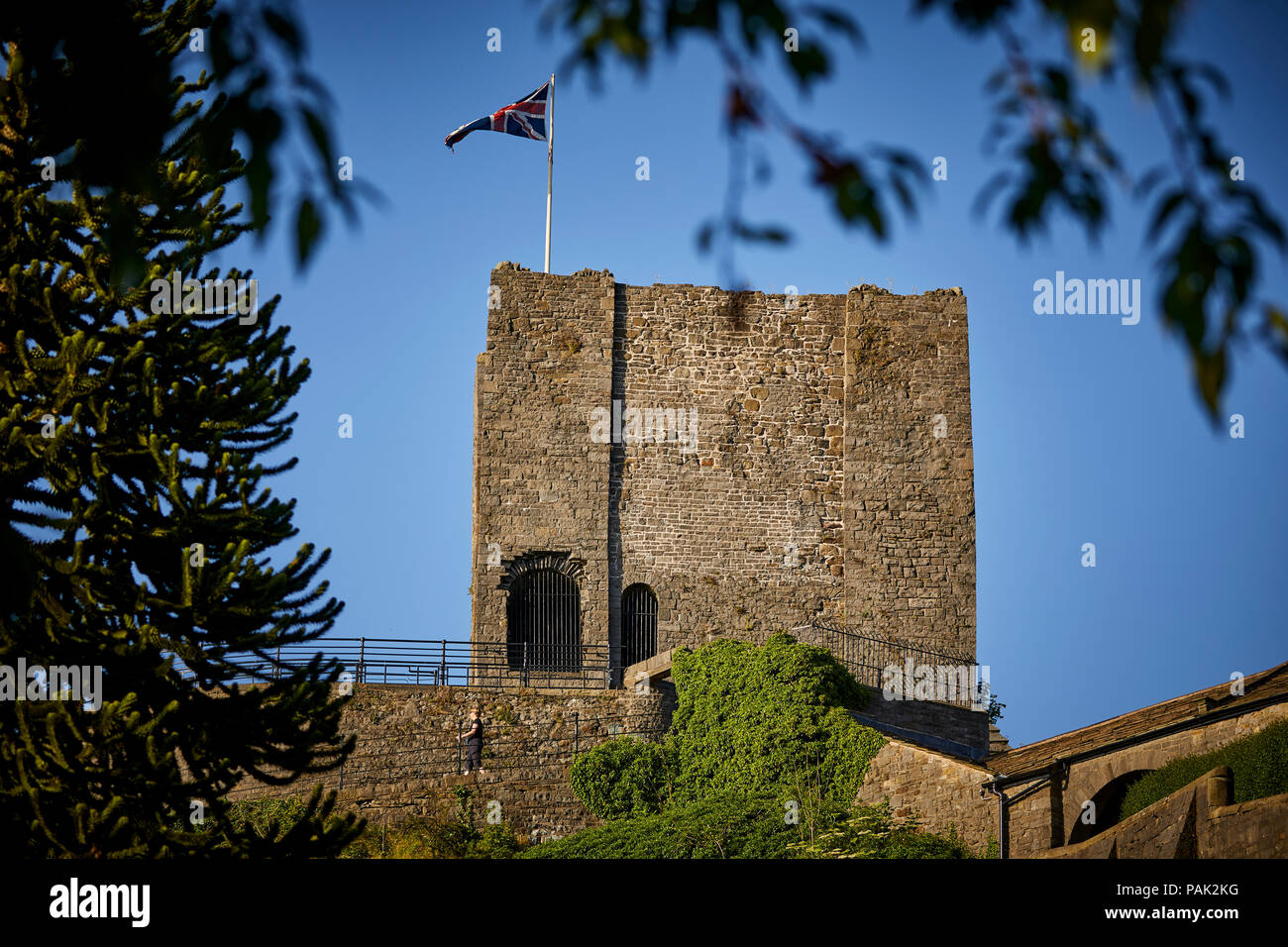 Clitheroe Borough of Ribble Valley Lancashire The keep at Clitheroe ...